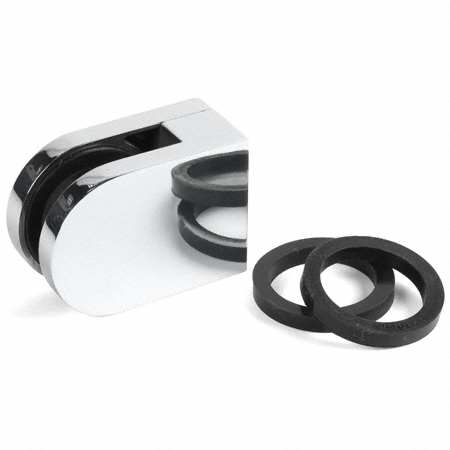 EUZ51012RBS - CRL Brushed Stainless Radius Back Clamp