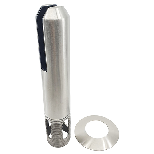 FWCS22BS - CRL Square Surface Mount Friction Fit Spigot, 2205 Brushed ...