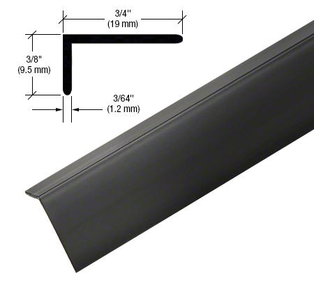 VAT75MBL - CRL Matte Black PVC 3/4" x 3/4" 90 Degree Angle with Pre ...