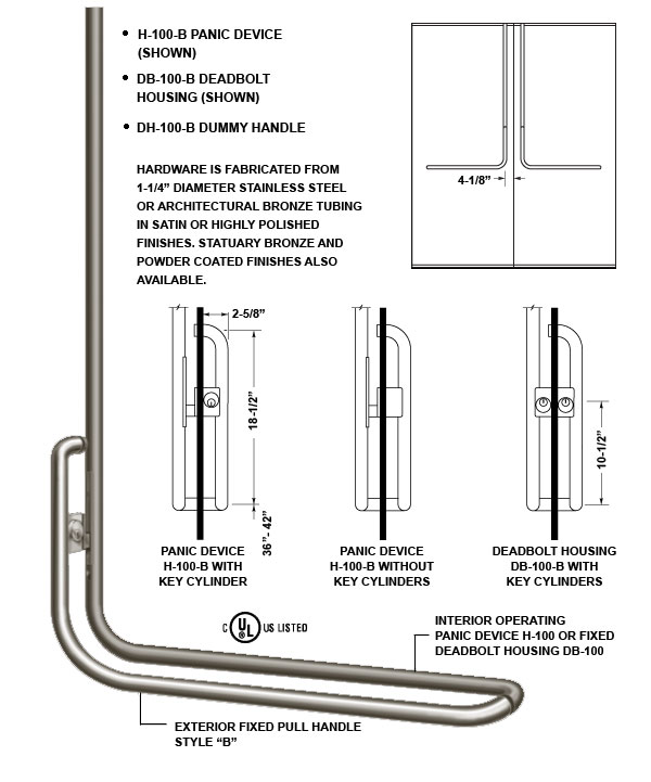 CRL / Blumcraft Architectural Glass Doors, Panic Devices, Display Doors ...